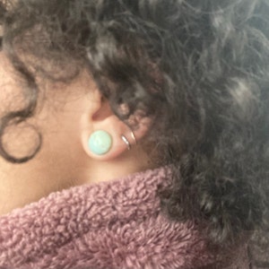 Titanium Conch Ring With One Side Swarovski Jewelled Cz Micro | Etsy