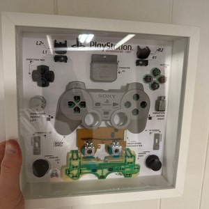 Shadowbox Diorama for Ps2 Controller Wall Decor Game Room - Etsy