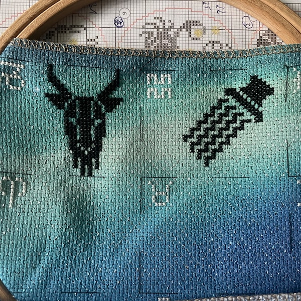 12 Mini Zodiac Signs Cross Stitch Patterns Pdf Digital Download, Virgo ...