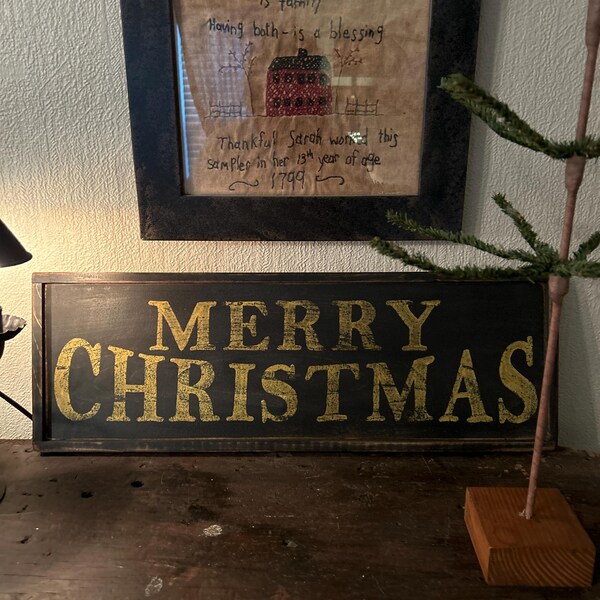 Custom Primitive Aged Farm Stand Menu Wood Sign With Rusty Chain Custom ...