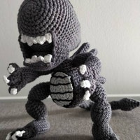 Crochet PATTERN No 1706 Alien by Krawka, - Etsy Canada