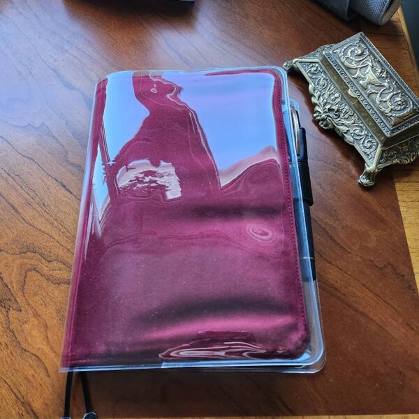 Red Velvet Cover for 2026 Planner, Notebook, Journal, Agenda With Pen ...