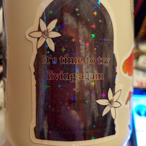 Lucifer Hazbin Hotel Handmade Stickers Die Cut Sparkle Laminate ...