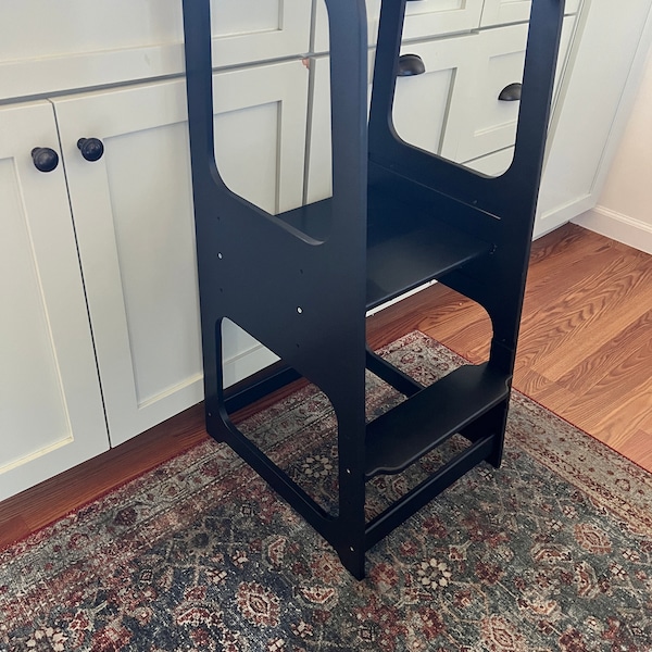 Kitchen Tower Montessori Step Stool for Kids Step Stool Adjustable ...