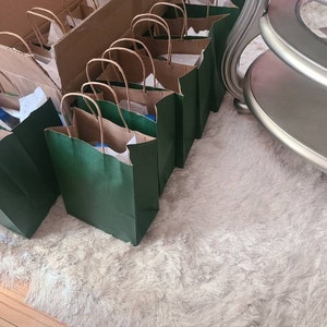 250 Pack Chocolate Brown Gift Bags/wedding Welcome Bags/brown | Etsy