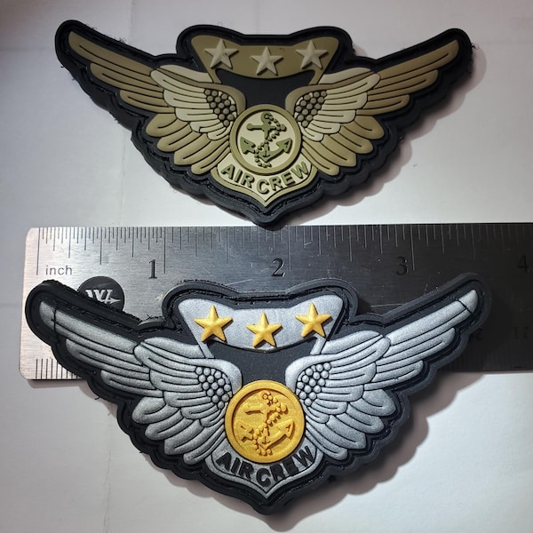Fleet Marine Force (FMF) Corpsman Badge PVC Patch - Navy / Marine Corps ...