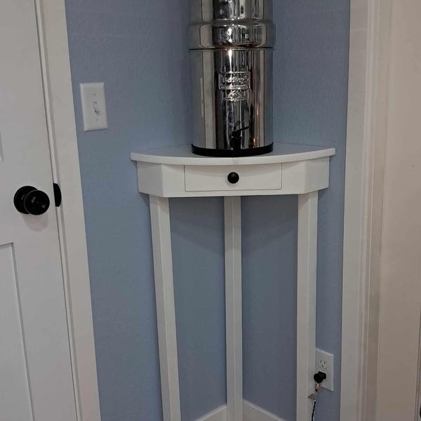 Corner Shelf With Oak Top - Corner Night Stand - Night Table - Etsy