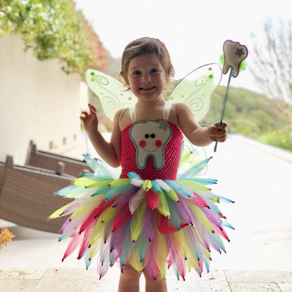 Tooth Fairy Costume, Dentist Costume, Tooth Fairy Tutu, Tinker Bell ...