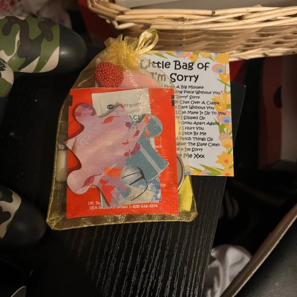 Little Bag of I’m Sorry ~ A Unique Way to Apologise | Sorry Gift ...