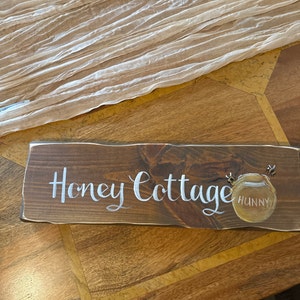 Custom Made Cottage House Name/house Number Wooden Plaques and Signs ...