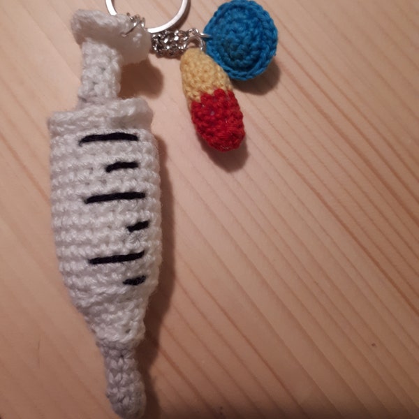 Happy Syringe, Tongue Depressor, and Bandage Amigurumi Crochet Pattern ...