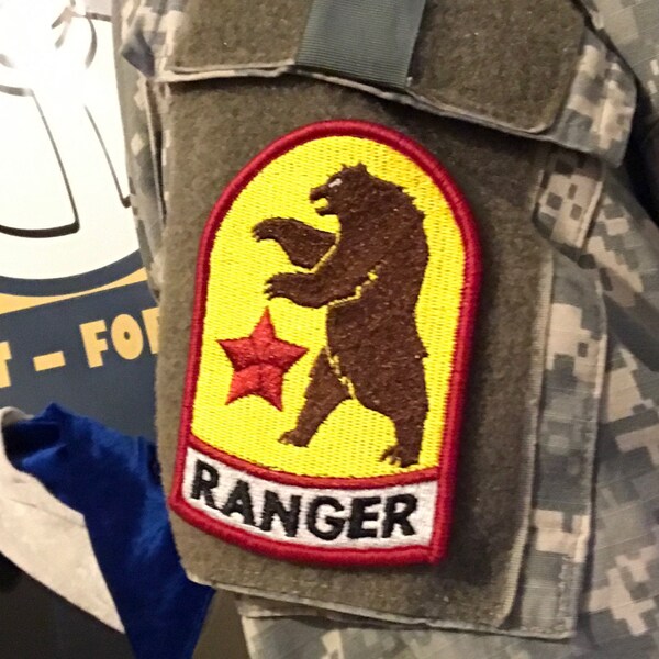 Fallout New Vegas Inspired Ranger Bear NCR Cosplay Gamer Patch Hook and ...