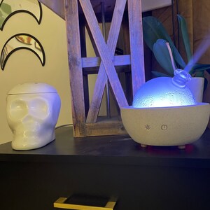 Essential Oil Diffuser White & Wood Grain Diffuser | Etsy