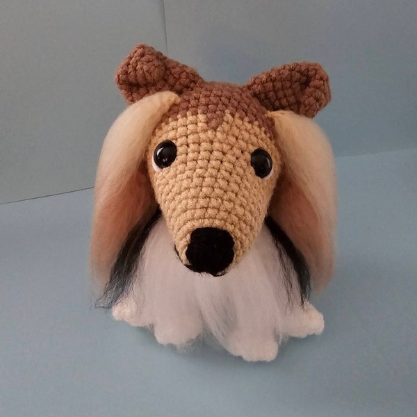 Rough Collie Amigurumi Crochet Pattern - Etsy