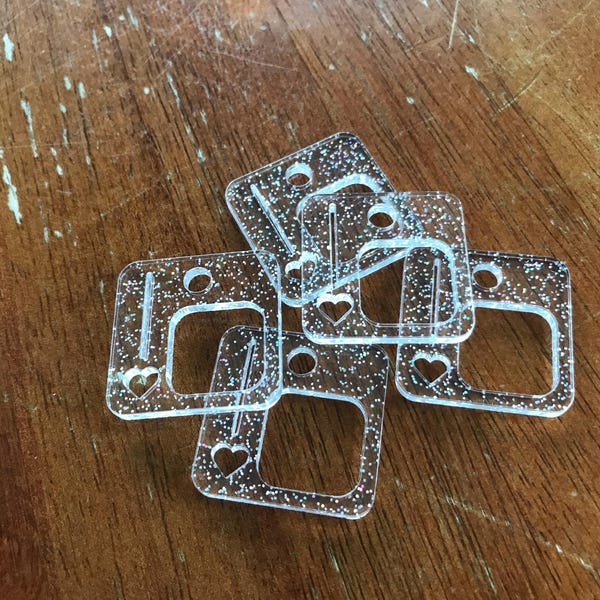 ACRYLIC Thread Drops | Floss Drops | Organiser Drop for Cross Stitch ...