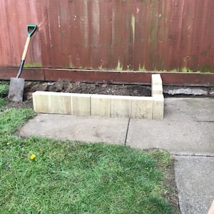 Wood/timber Post and Rope, NO DIG Kit Richthepostman 28mm Single Rope ...