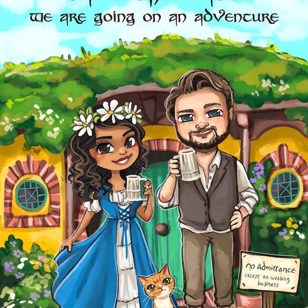 Chibi Portrait- Three Characters Friends & Family: Custom Illustration ...
