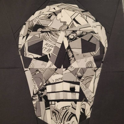 Fractured Skull 10 Block FPP Pattern - Etsy