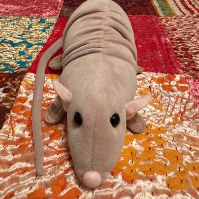 Dumbo Rat Plush, Stuffed Gray Rat, Realistic Animals - Etsy
