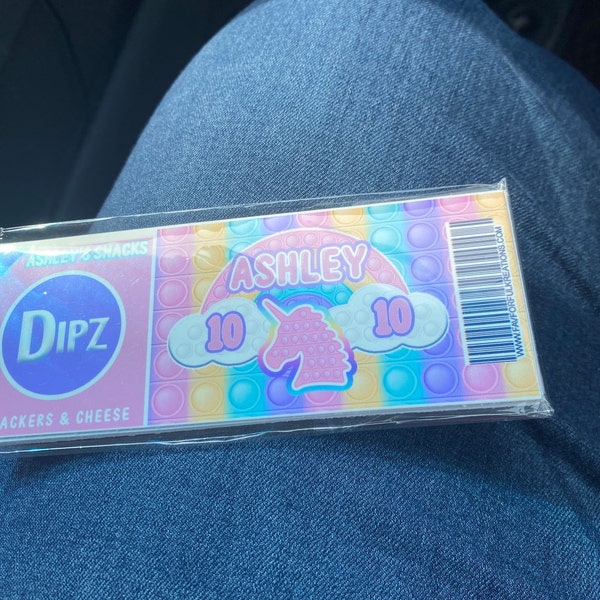 Super Mario Favors Super Mario Cracker and Cheese Dip Labels-super ...