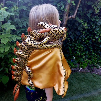 PDF PATTERN Cape Dragon, Shawl Dragon, Shoulder Dragon, Easy Dragon to ...