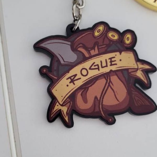 Class Keychain | D&D Keychain | Player Gift | Dungeons and Dragons ...