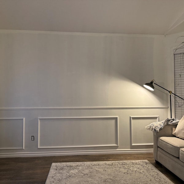 Wall Molding Package Ready to Assemble, Pre-cut Factory Primed, Nested ...