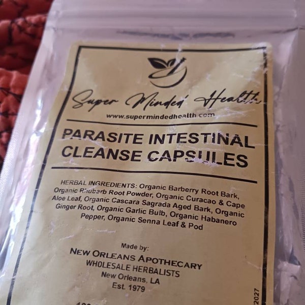 100-parasite Intestinal Cleanse(colon Cleanse Super Flush) All Organic ...