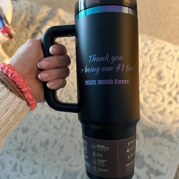 Engrave ANYTHING on Stanley Cup Quencher Tumbler 20oz 30oz 40oz Custom ...