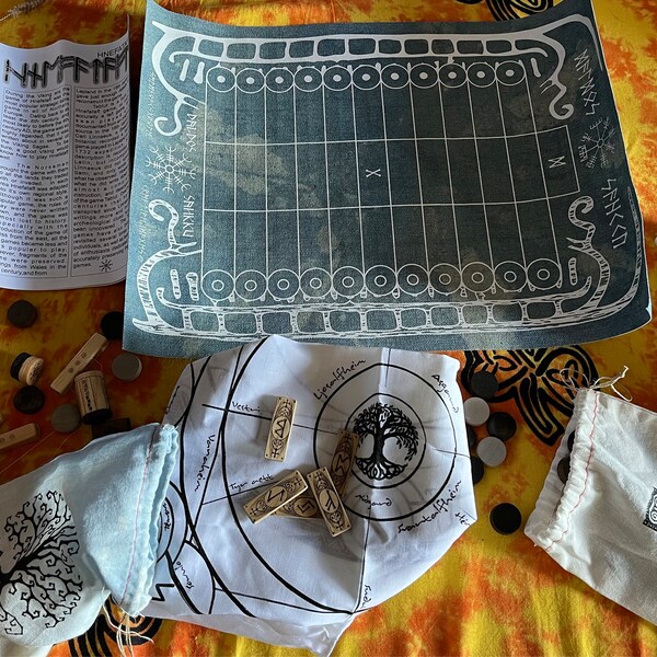 VIKING TAFL GAMES Five Tafl (hnefatafl) Games on One Board and Choose ...