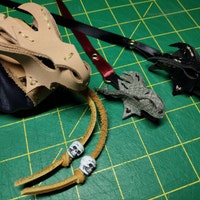 Leather Dragon Keychain Pattern Template Pattern PDF Pattern Key ...