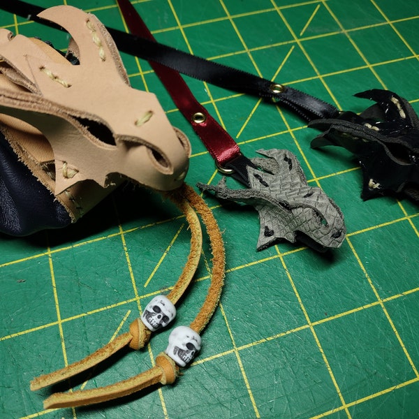 Leather Dragon Keychain Pattern - Template Pattern PDF - Pattern Key ...