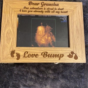 Dad in Loving Memory Remembrance Portrait Wooden Photo Frame | Etsy UK