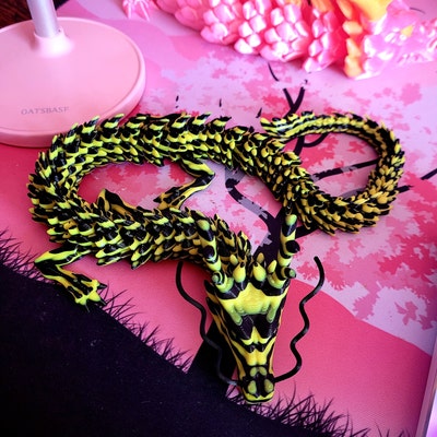 Articulated Winged Rose Dragon. High Quality 3D Printed Fidget - Etsy