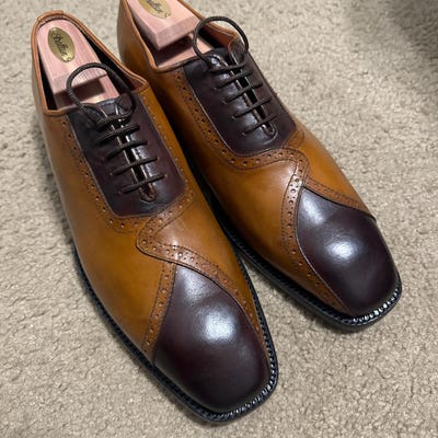 Bespoke Handmade Goodyear Welted Hand Stitched Artisan Blue Crocodile ...