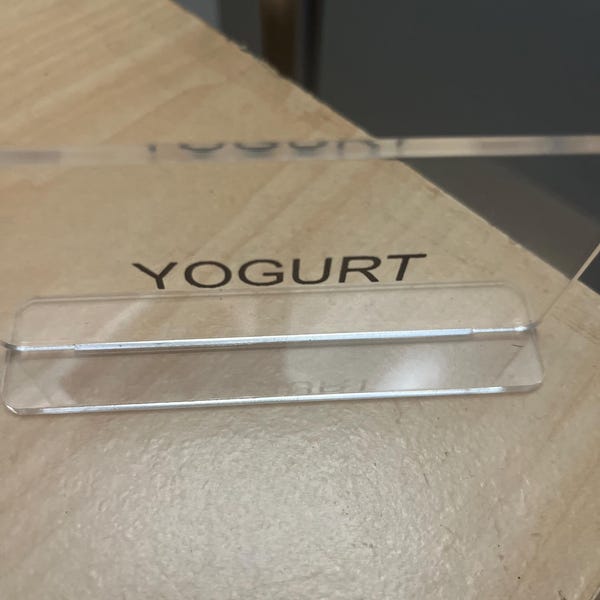 Acrylic Food Labels, Party and Event Decor, Party Buffet Signs, Event ...
