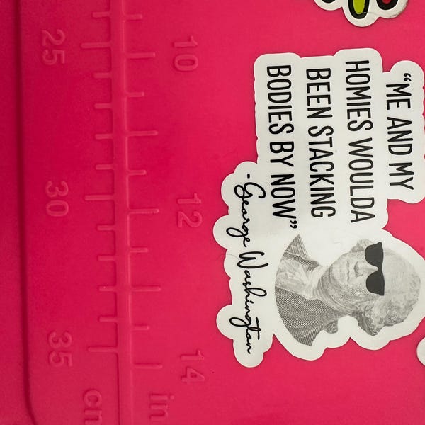 Me & My Homies Woulda Been Stacking Bodies by Now, George Washington ...