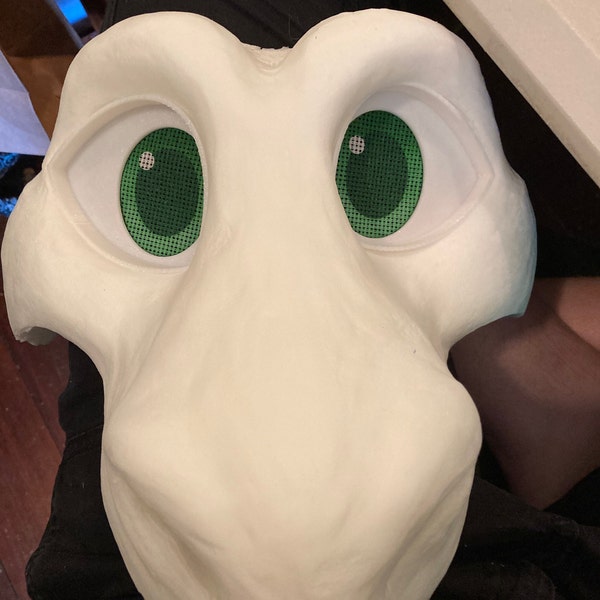 Cut & Carved Raptor Foam Head Base for Costumes, Mascots and Fursuits ...