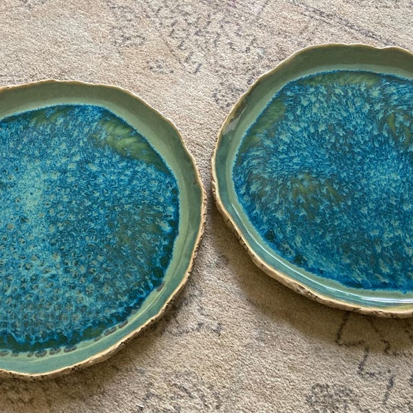 Large Black Plate | Handmade Ceramic Plate | Stoneware Plates | Organic ...