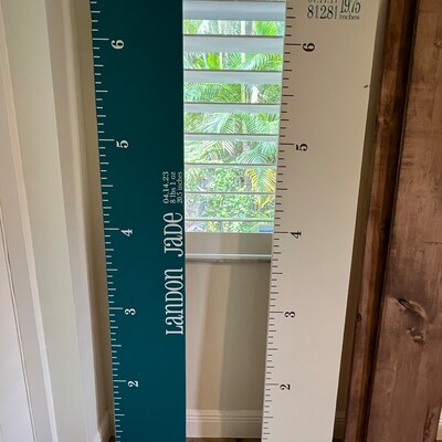 DIY Growth Chart Ruler Vinyl Decal Kit English/imperial & - Etsy