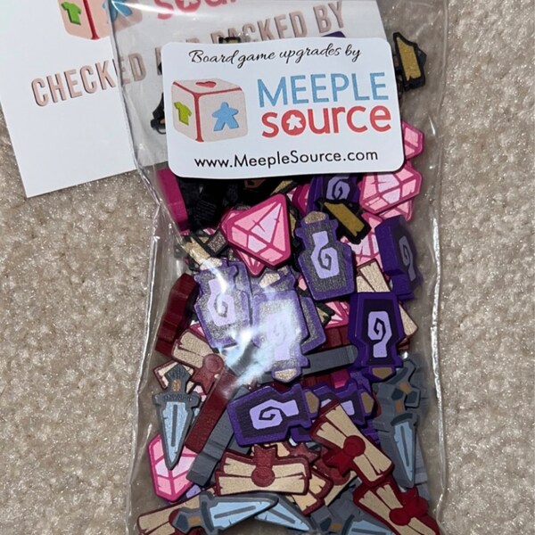 Painted Wooden Meeples for Viticulture and Tuscany - Etsy