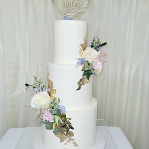 Gold Cake Topper for Wedding Wedding Cake Toppermr and Mrs - Etsy