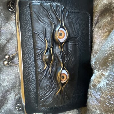 Leather Slim 3D Eye Patch. Snake Skin. Suitable for Permanent Use and ...