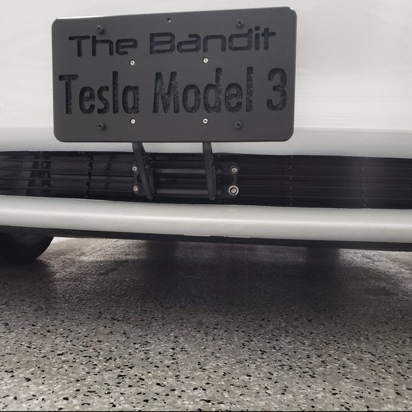 Quick Bandit - Model Y License Plate Mount - Etsy