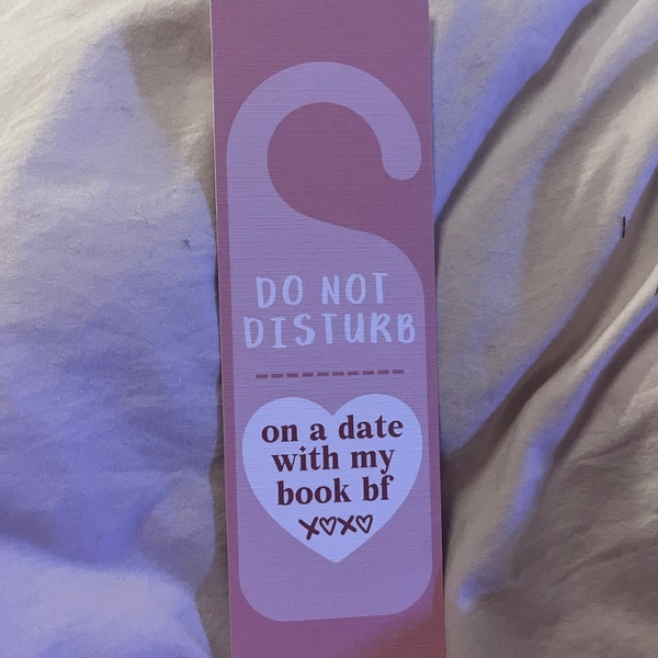 Do Not Disturb Bookmark Series | in My Romance Era | Book Lover | Busy ...