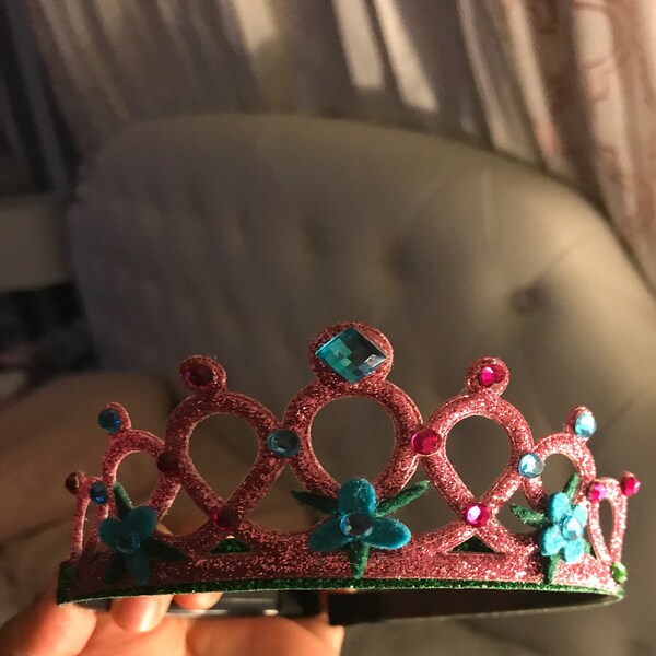 Poppi Birthday Crown, Troll Headband, Troll Crown for Kids, Headband ...