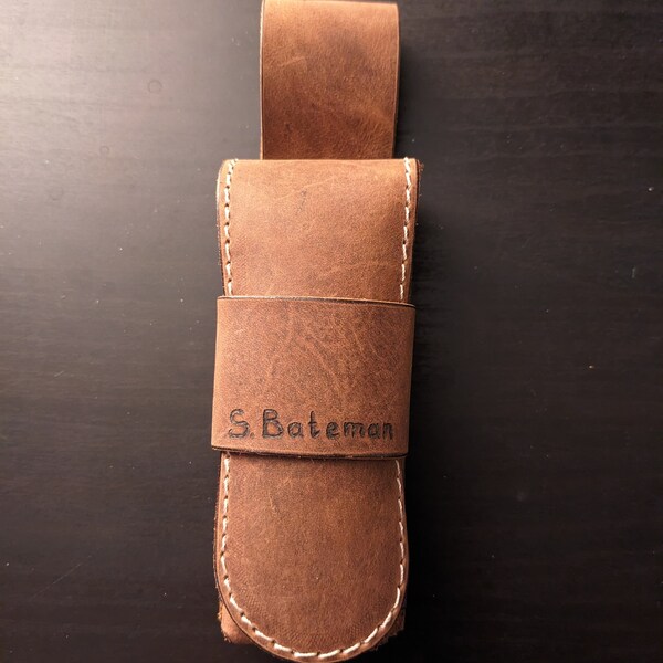 Personalized Leather Pipe Cleaner Pouch and Gift - Leather Pipe Stands ...