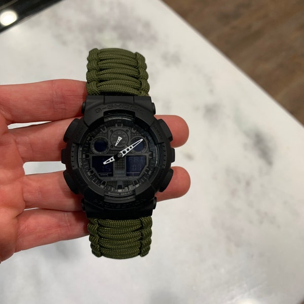 Paracord 550 Casio G-shock Adjustable Replacement Watchband W ...