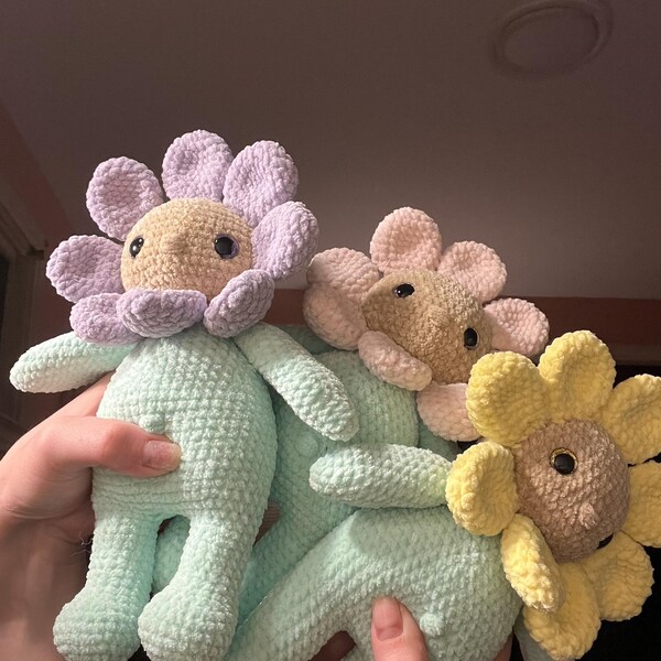 Flower Baby Crochet Pattern, Flower Baby Amigurumi Pattern, Sun Flower ...