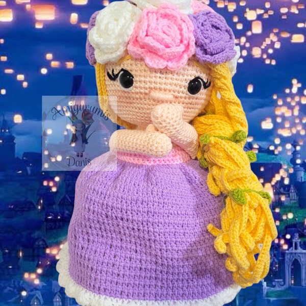 Patron Ramo Rapunzel en Español - Etsy España